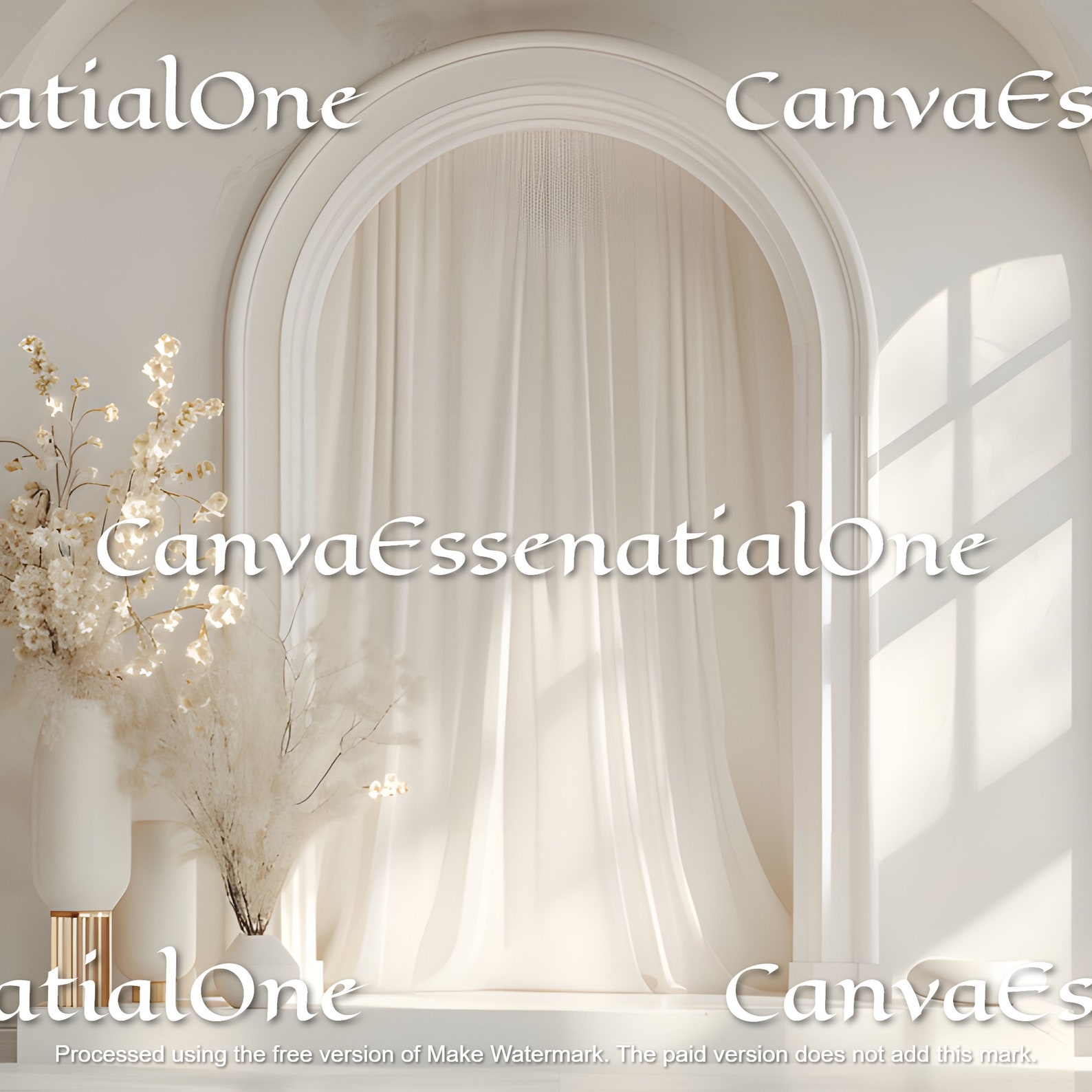 22 White Minimal Arch Backdrops: Luxury Digital Overlays - Etsy