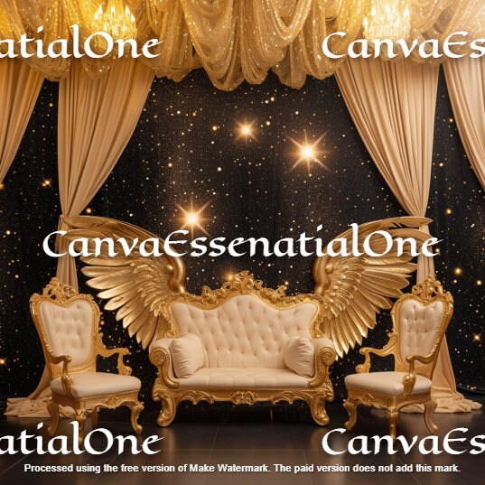 22 Luxury Angelic Backdrop Set, Luxury Decorative Backdrop, Luxury ...
