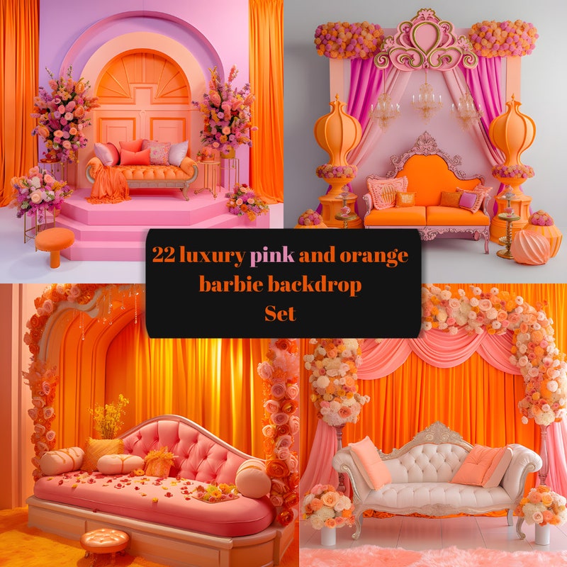 Barbie Backdrop - Etsy