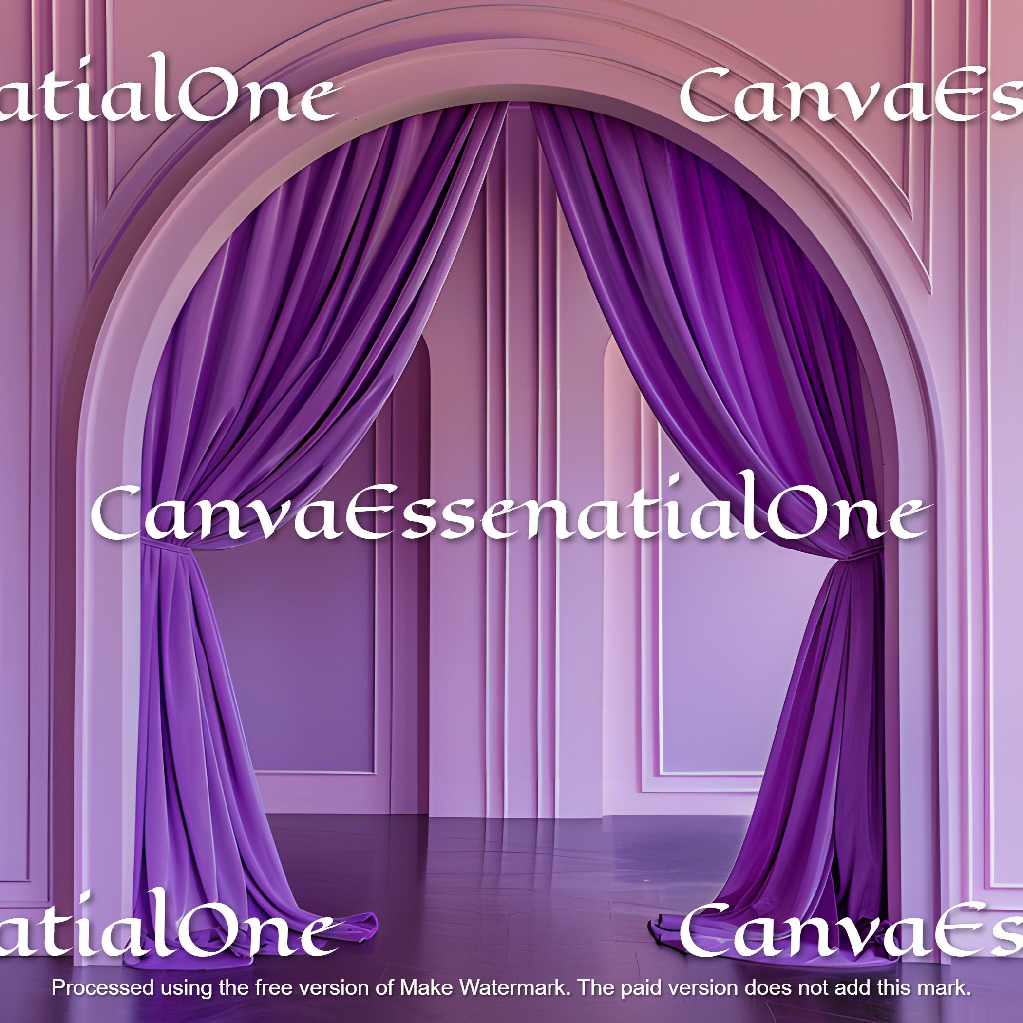 22 Luxury Purple Minimal Arch Backdrop Set, Luxury Backdrop, Luxury ...