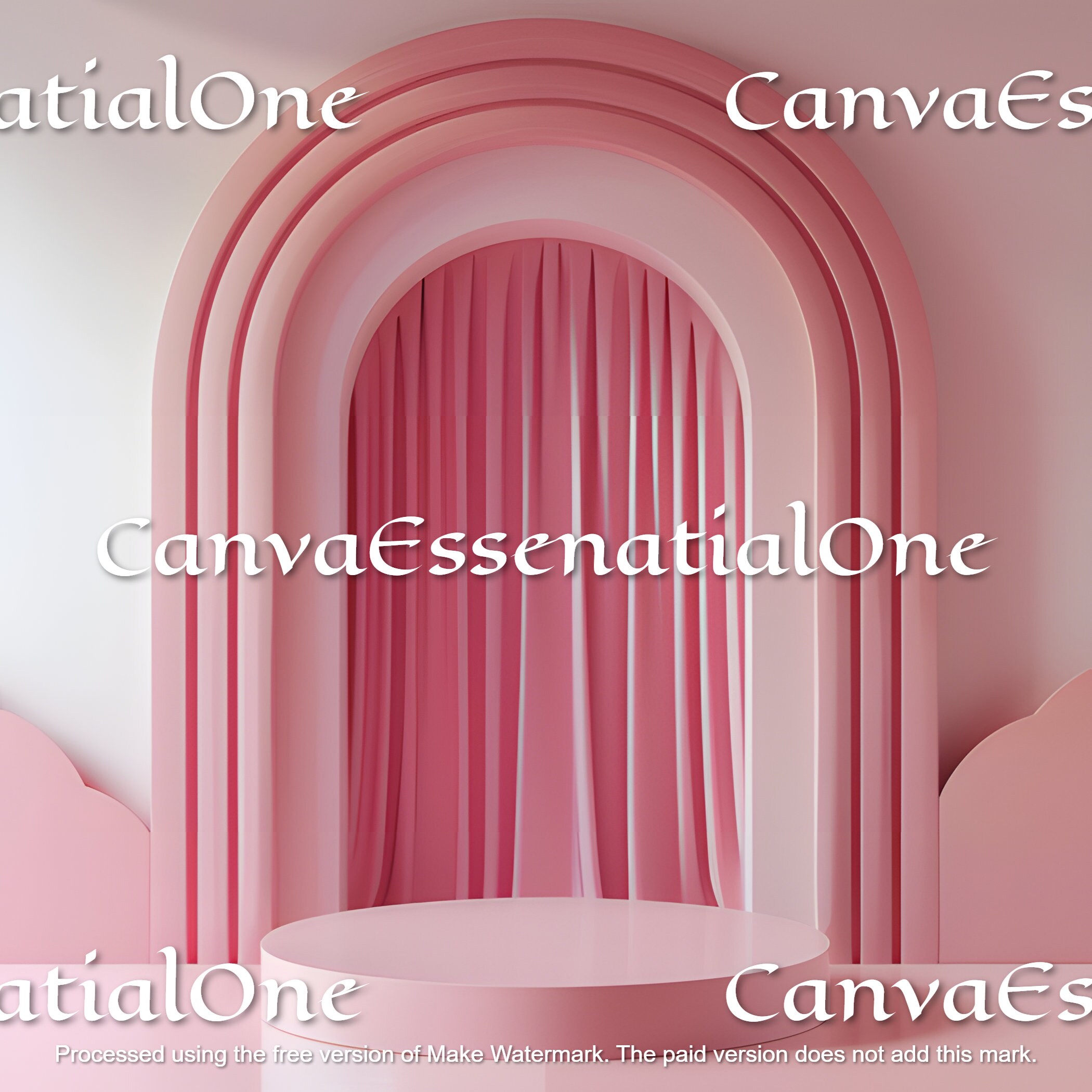 22 Luxury Pink Minimal Arch Backdrop Set, Luxury Backdrop, Luxury ...