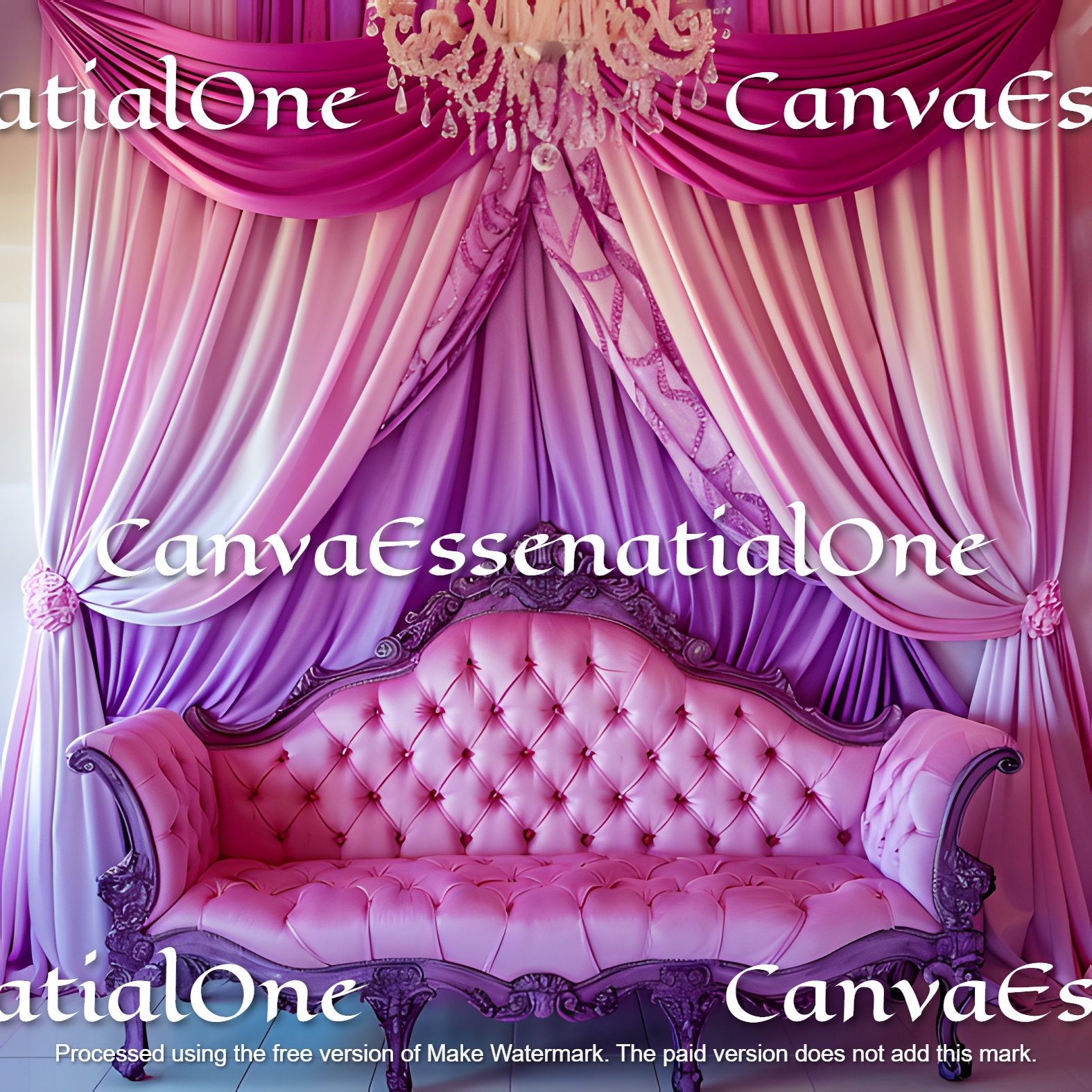22 Luxury Pink and Purple Barbie Backdrop Set, Luxury Overlays, Digital ...