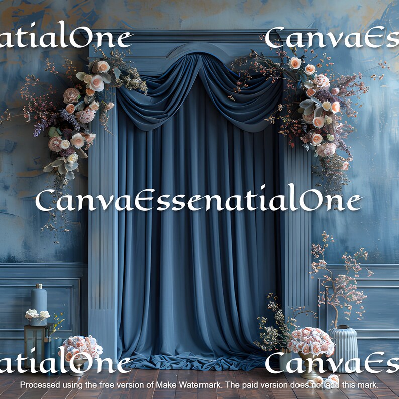 22 Luxury Blue Backdrop Set, Luxury Overlays, Luxury Backdrop, Luxury ...