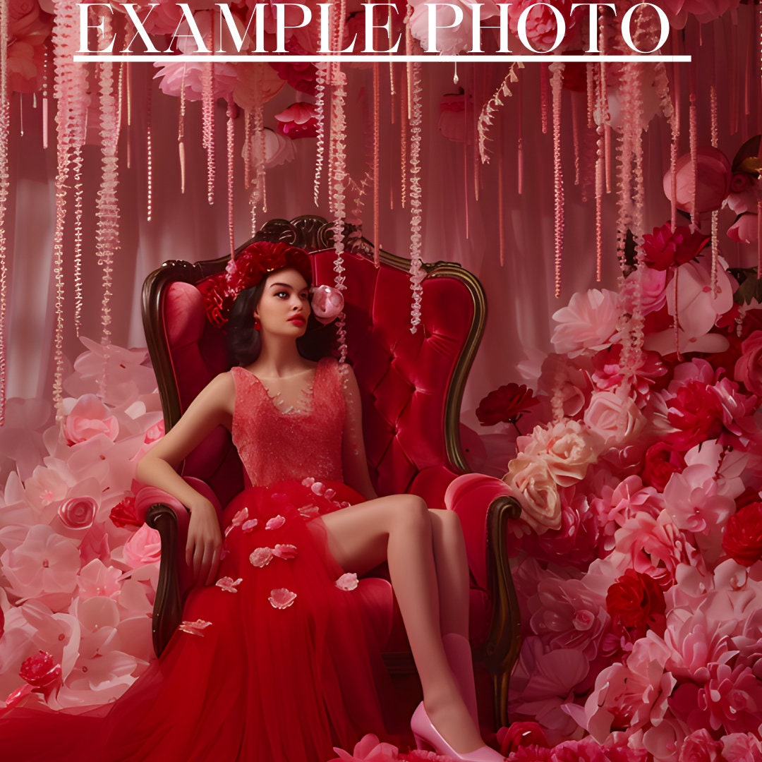 22 Luxury Red and Pink Barbie Themed Backdrop Set, Luxury Backdrops ...