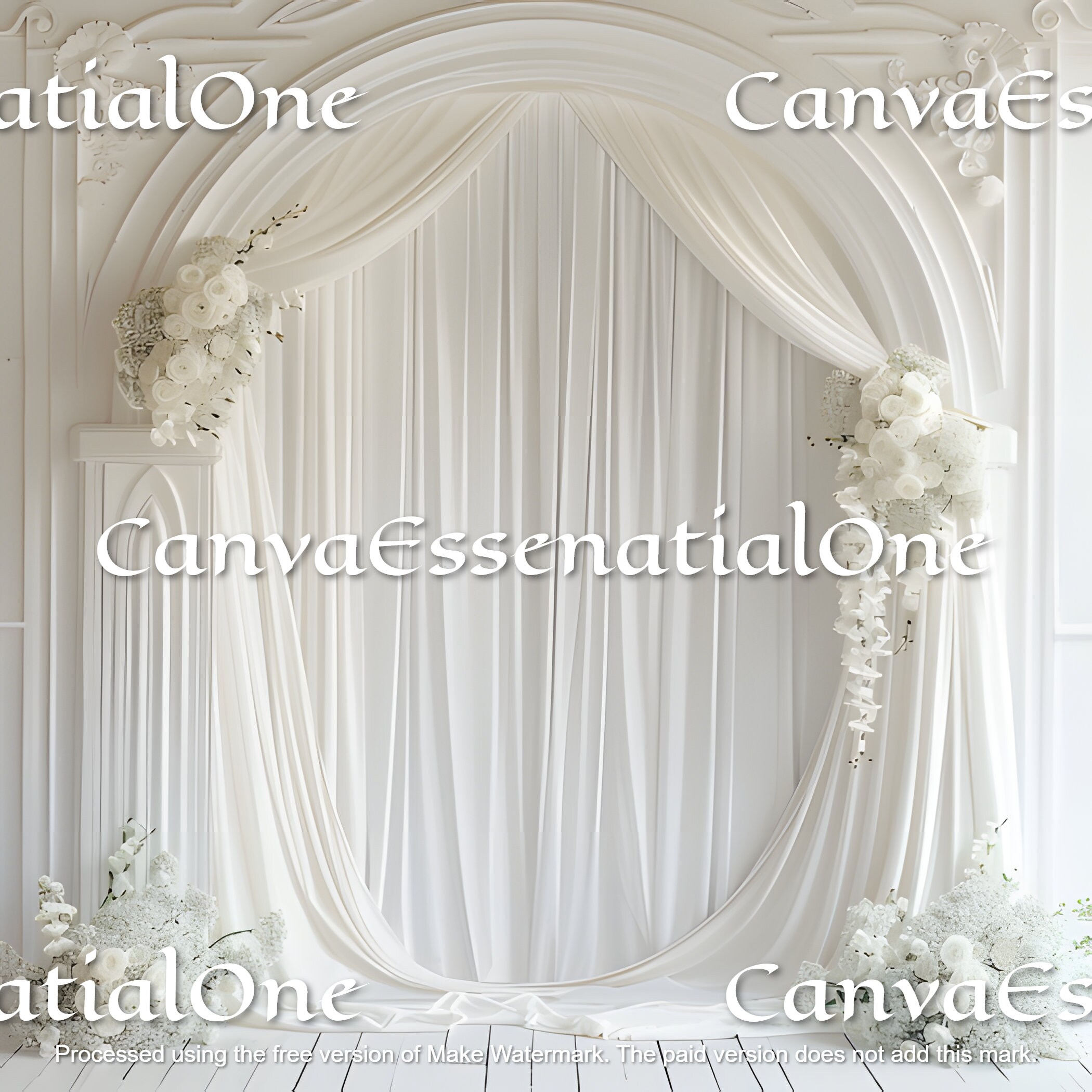 22 White Minimal Arch Backdrops: Luxury Digital Overlays - Etsy
