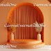 17 Luxury Orange Minimal Arch Backdrop Set, Luxury Backdrop, Luxury ...