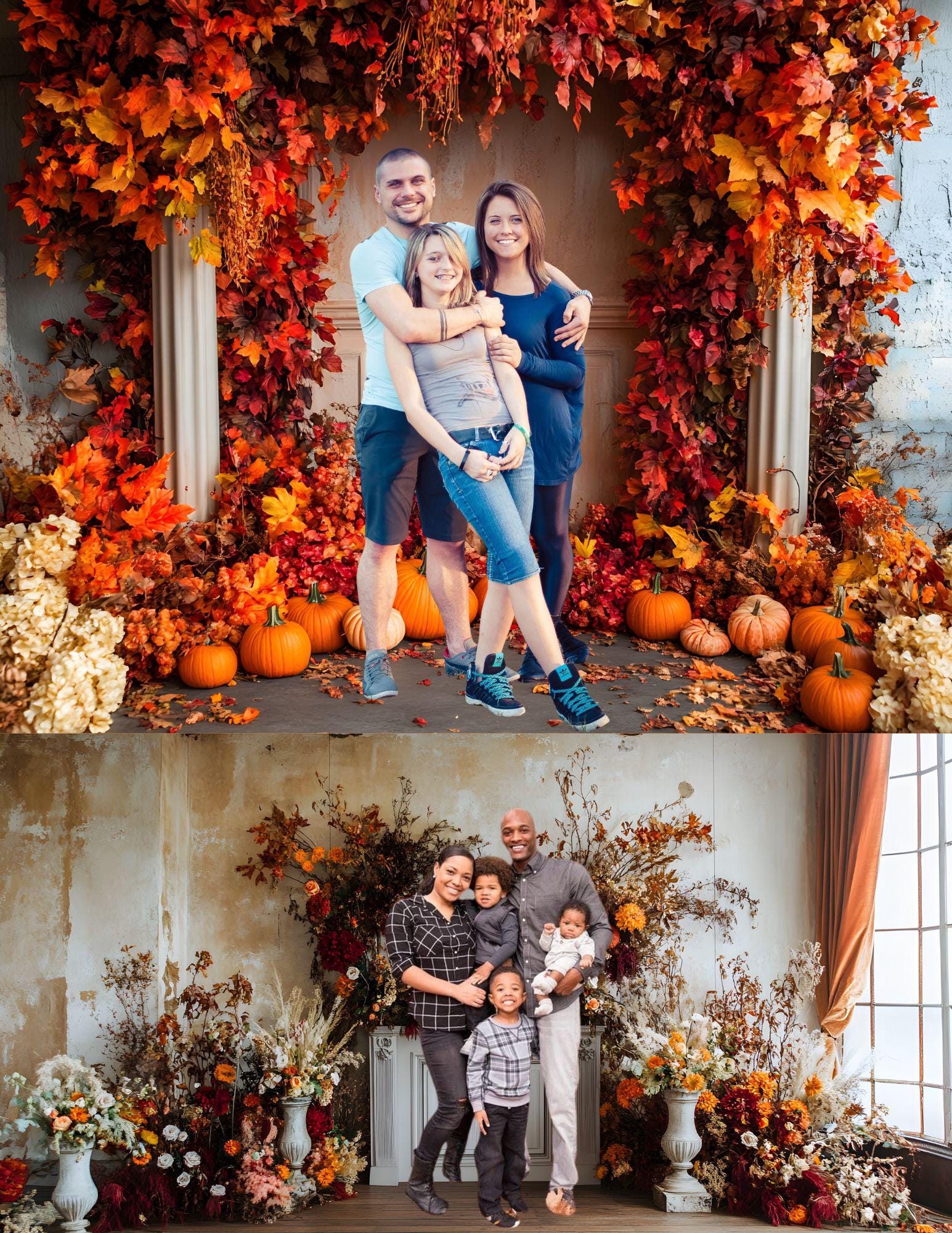 Luxury Fall Digital Backdrop, Fall Backdrop, Fall Background, Fall ...