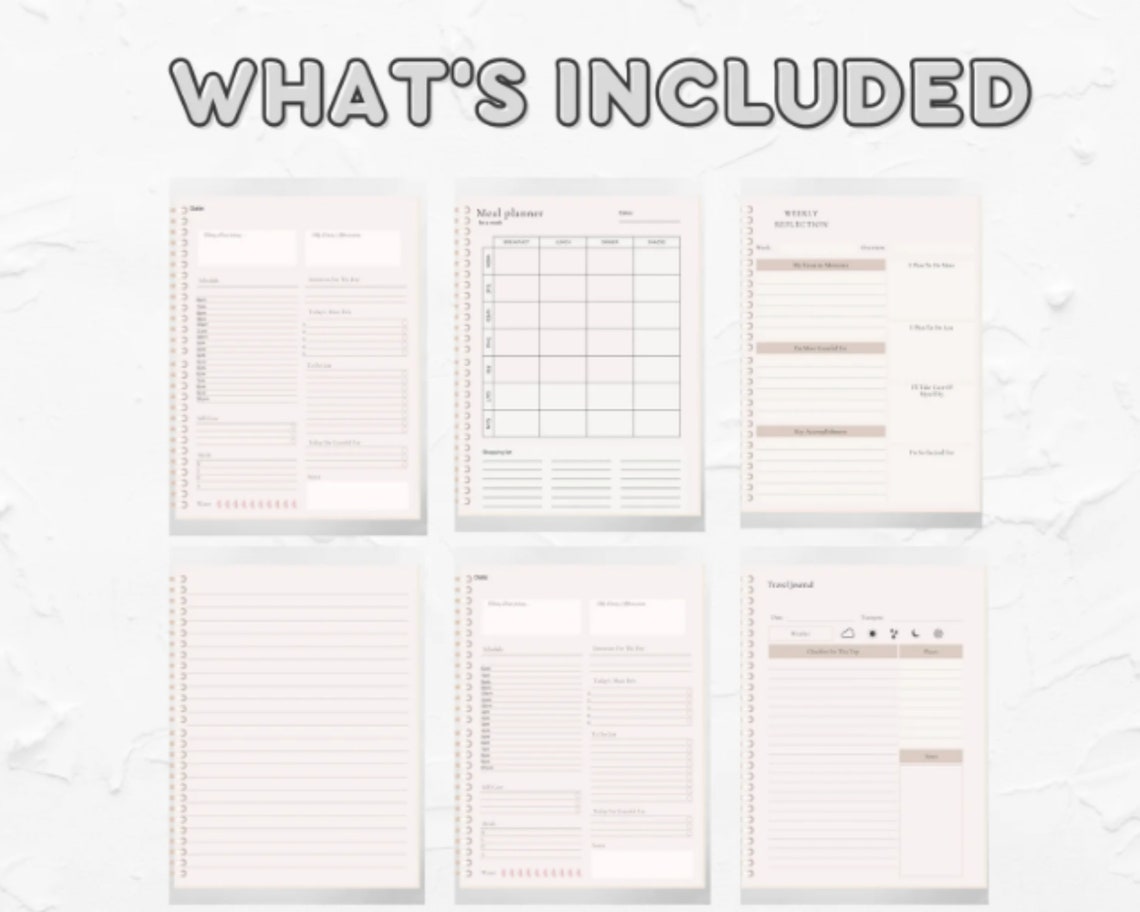 2023 Digital Planner THAT GIRL 2023 Planner Daily Weekly & - Etsy
