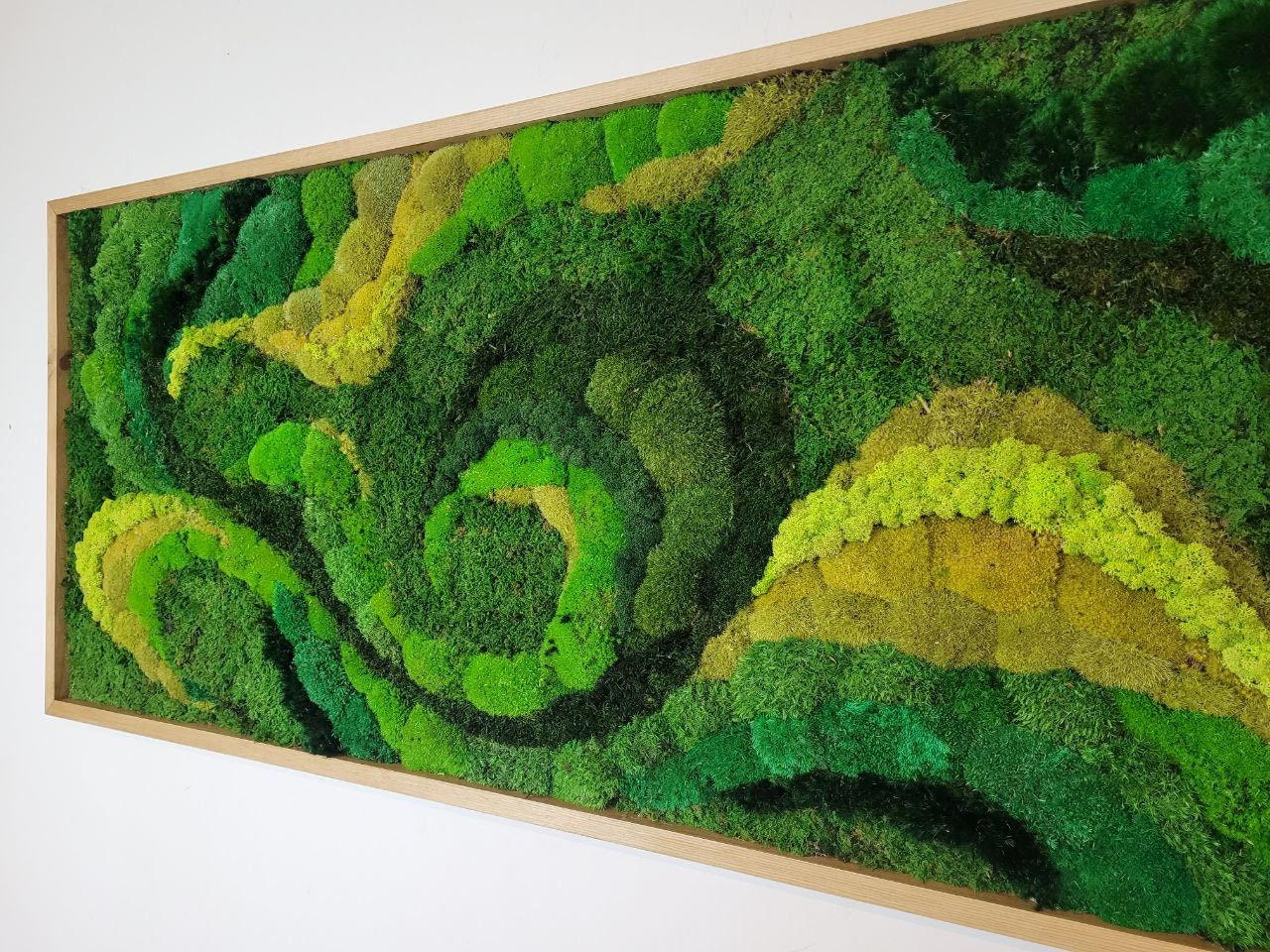 Moss Wall Decor. Moss Wall Art. Nature Room Decor. Green Wall. Moss ...