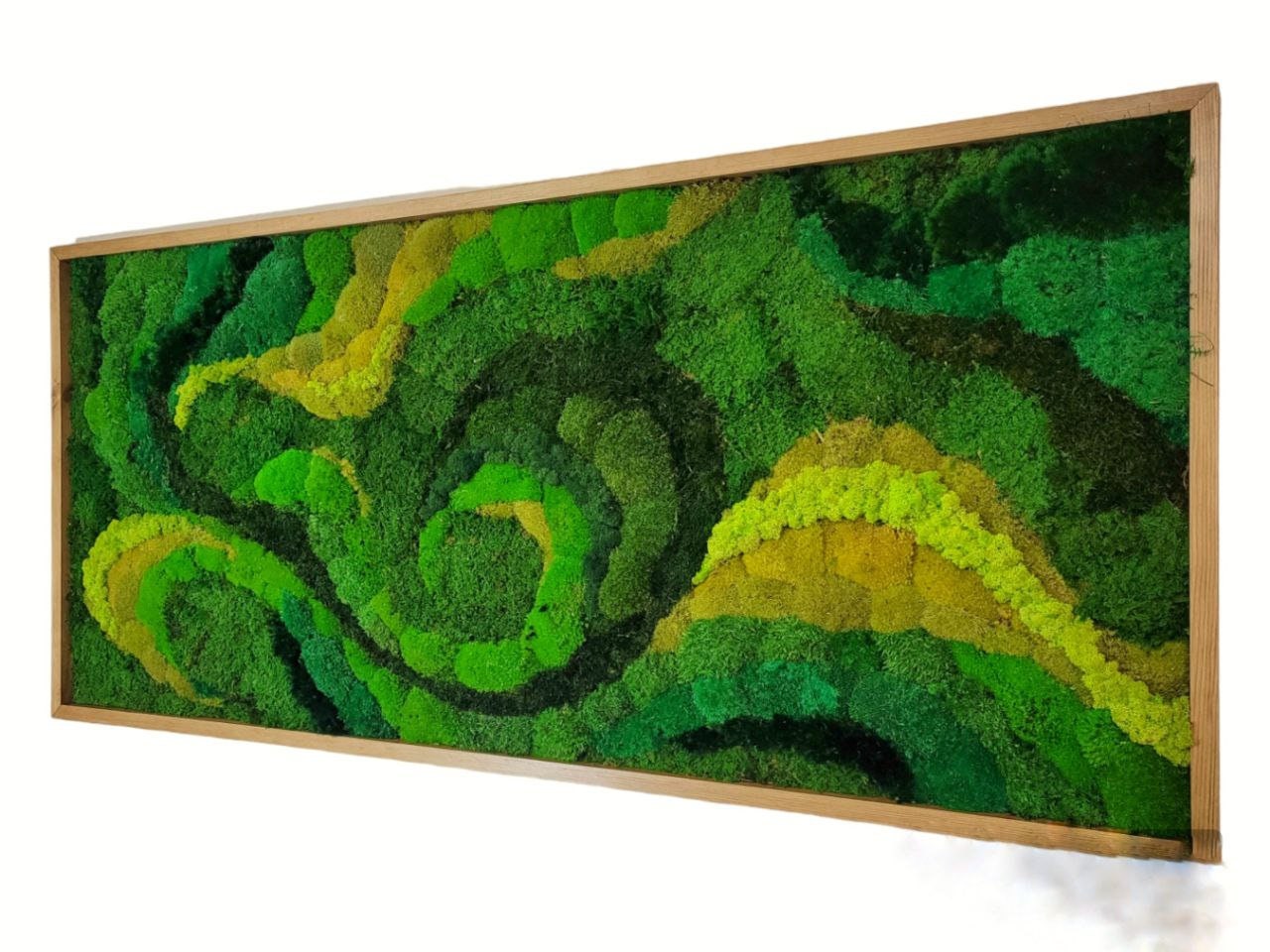 Moss Wall Decor. Moss Wall Art. Nature Room Decor. Green Wall. Moss ...