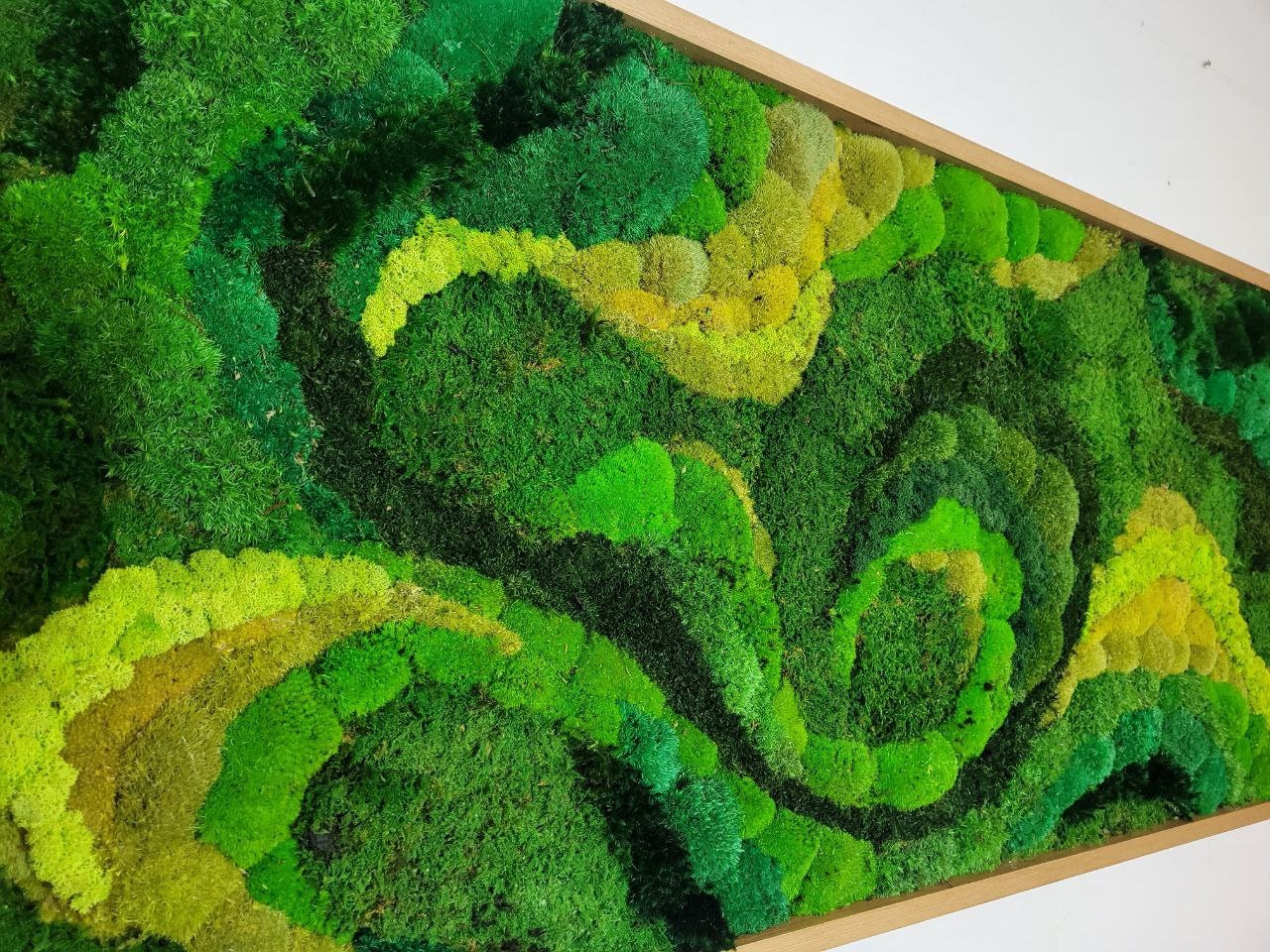 Moss Wall Decor. Moss Wall Art. Nature Room Decor. Green Wall. Moss ...