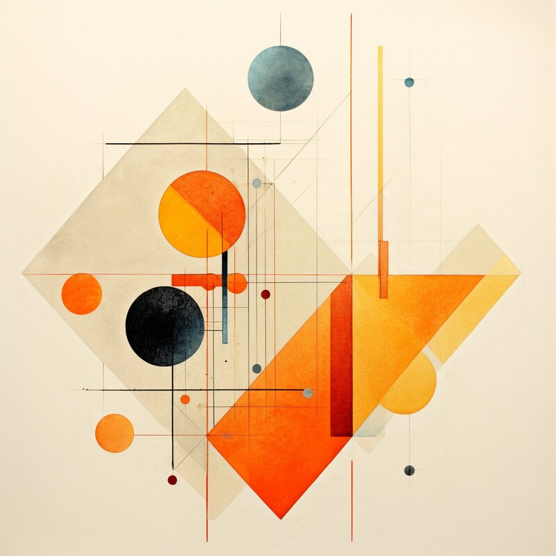 Minimalist Abstract Geometric Art - Etsy