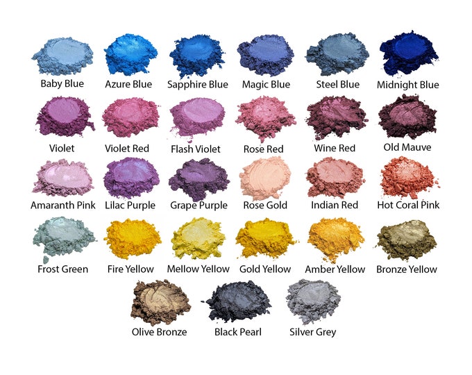 1 Oz BRONZE GOLDEN BROWN Luxury Mica Colorant Pigment Powder Cosmetic ...