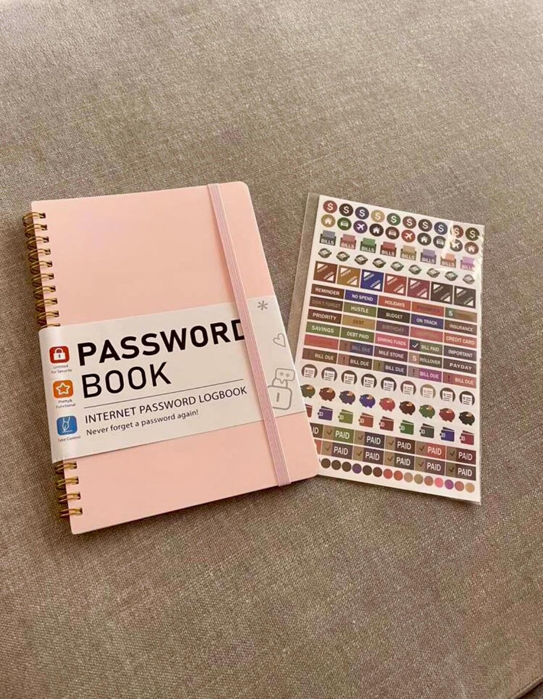 Adhd Password Book - Etsy