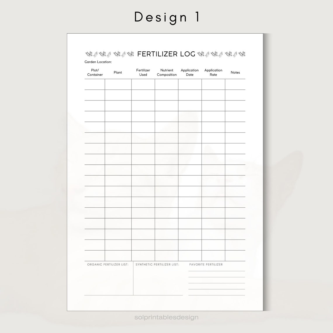 Printable Garden Log | Pests and Diseases Log | Companion Plant Log ...