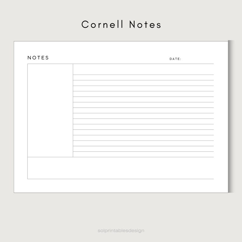 Printable Study Planner | Minimalist Study Planner | Class/study ...