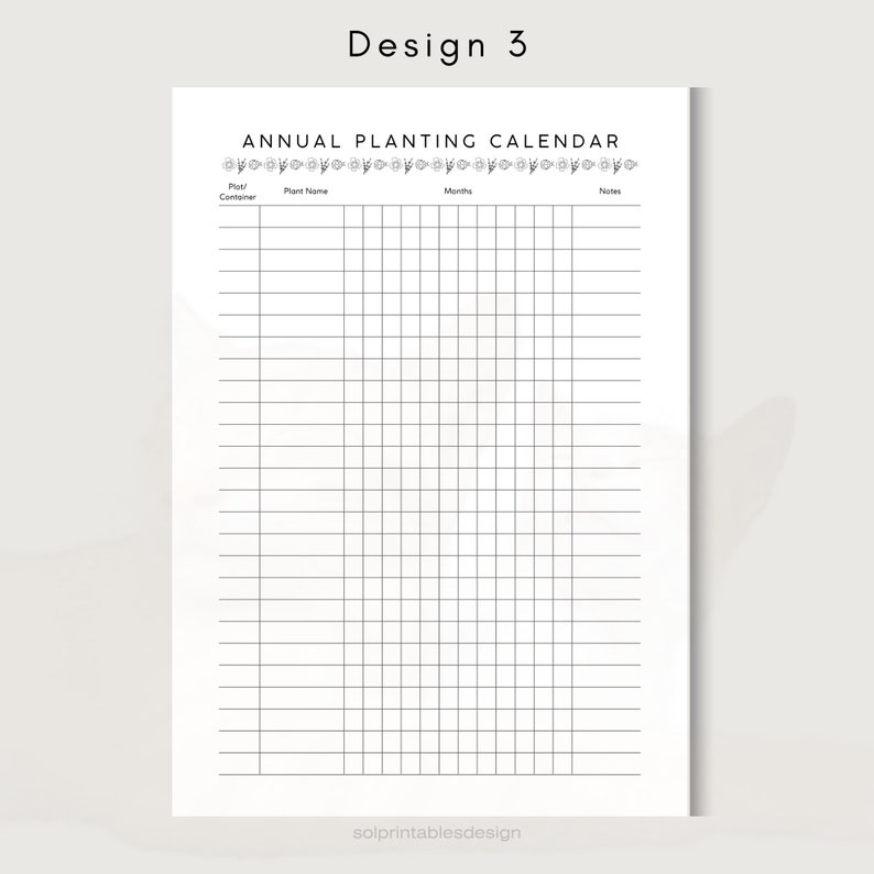 Printable Planting Planner | Seed Inventory | Seed Wishlist | Annual ...