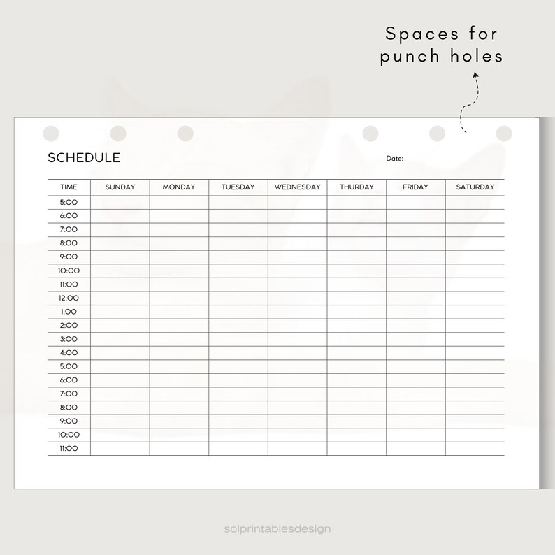 Printable Study Planner | Minimalist Study Planner | Class/study ...