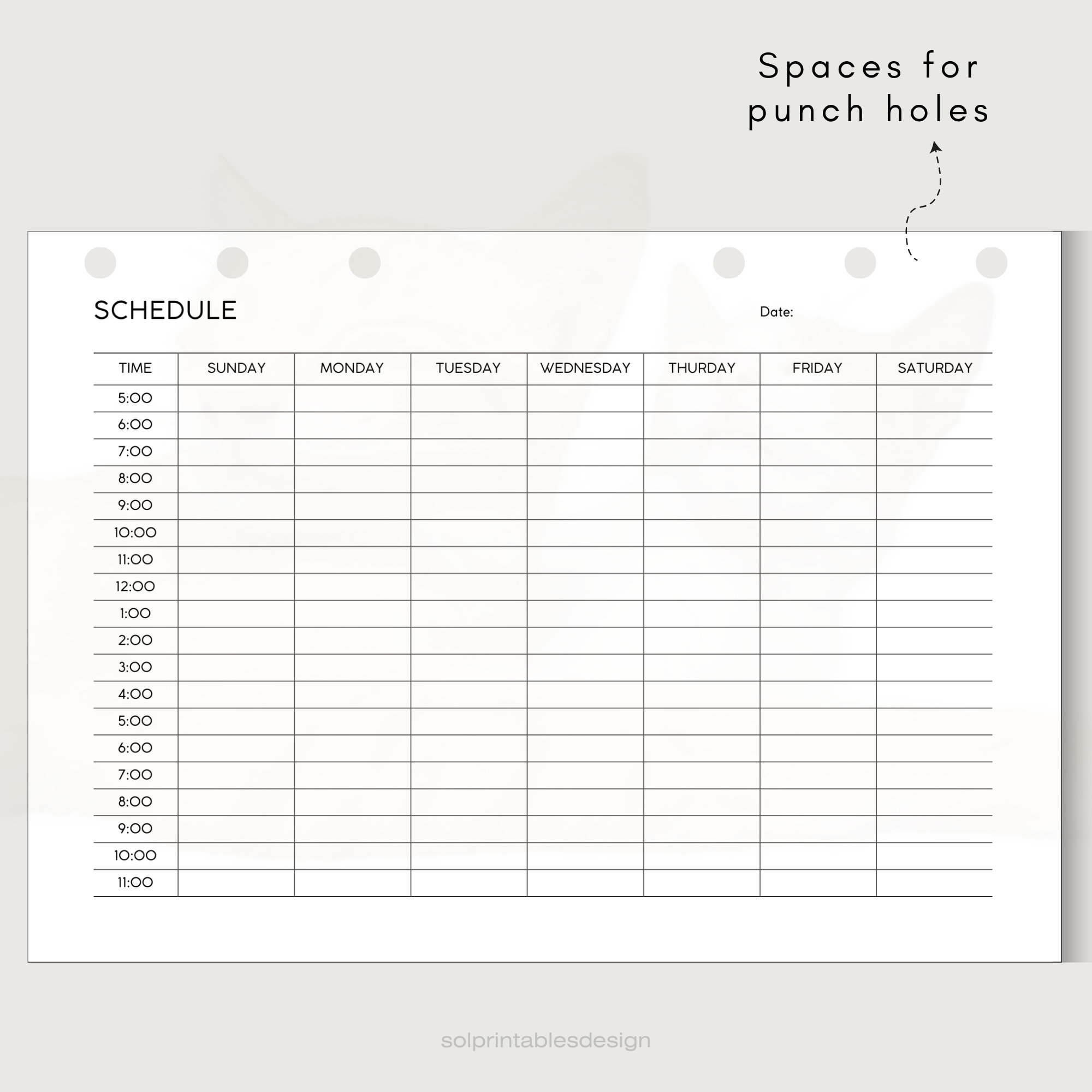Printable Study Planner | Minimalist Study Planner | Class/study ...