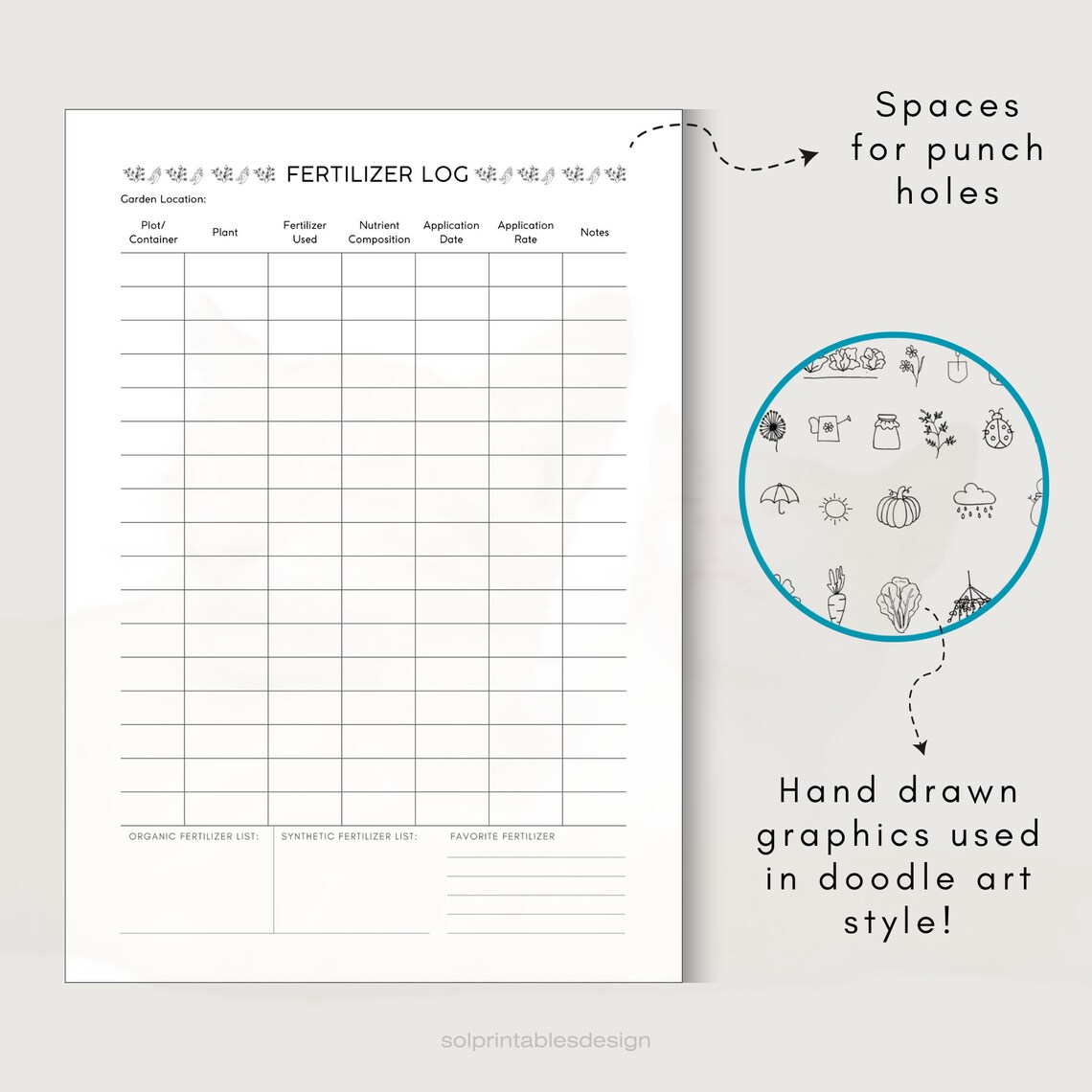 Printable Garden Log | Pests and Diseases Log | Companion Plant Log ...