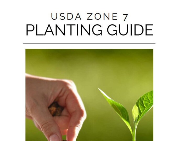 USDA Zone 7 Planting Guide - Etsy