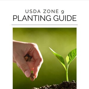 USDA Zone 9 Planting Guide - Etsy