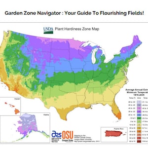 USDA Zone 9 Planting Guide - Etsy