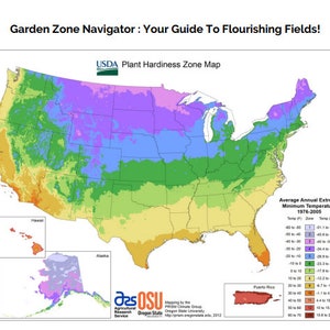 USDA Zone 7 Planting Guide - Etsy