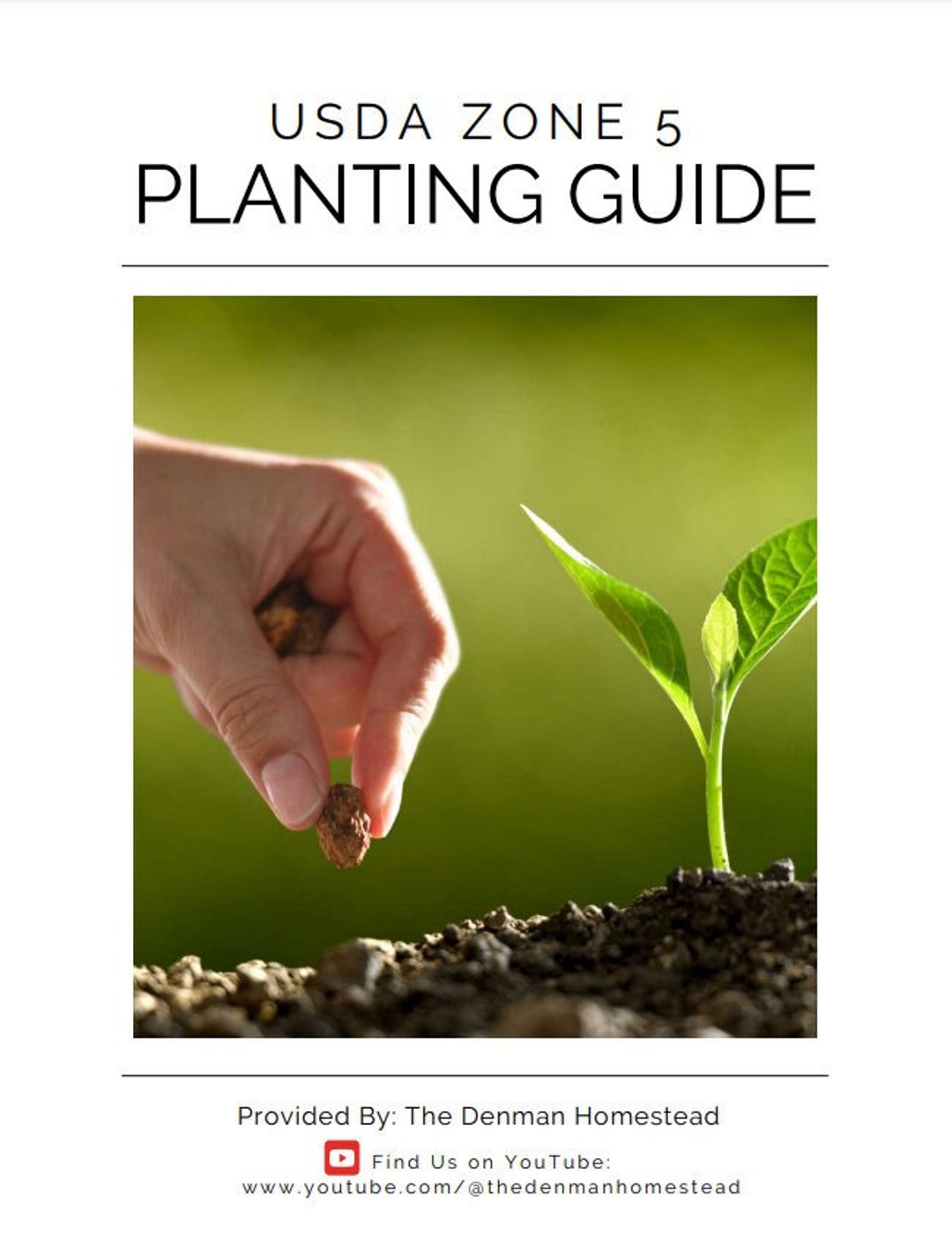 USDA Zone 5 Planting Guide - Etsy