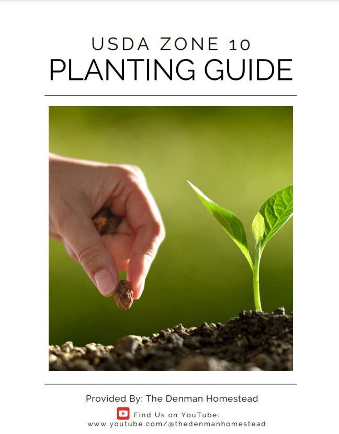 USDA Zone 10 Planting Guide - Etsy