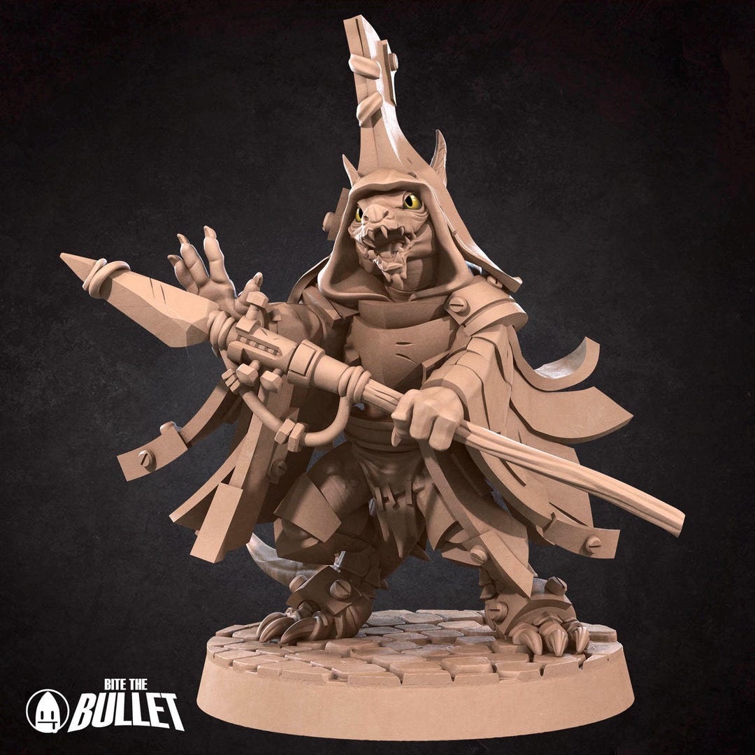 Kobold Mage Dnd-3d Printed Resin-bite the Bullet-wargames - Etsy