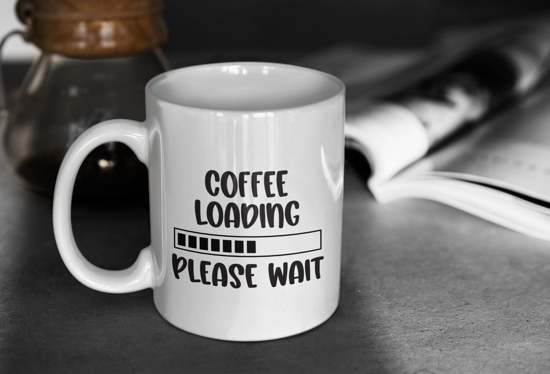 Coffee Loading Please Wait Mug Funny Coffee Mug - Etsy