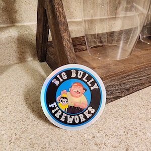 Big Bully Fireworks Holographic Sticker 2.5 - Etsy