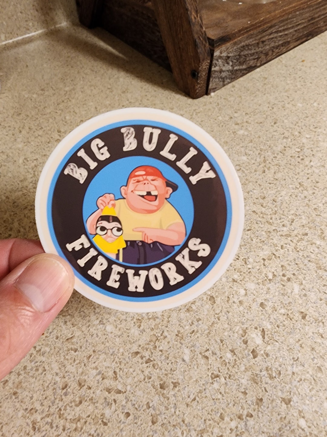 Big Bully Fireworks Sticker 2.5" - Etsy