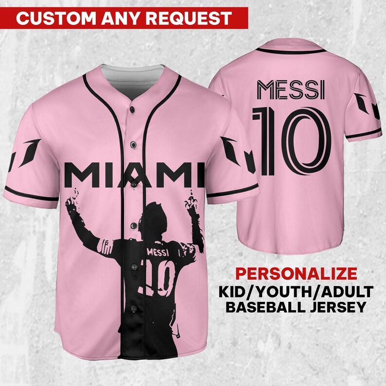 Miami Messi Number 10 the Goat Goal Jersey M10 Jersey 23/24 - Etsy ...
