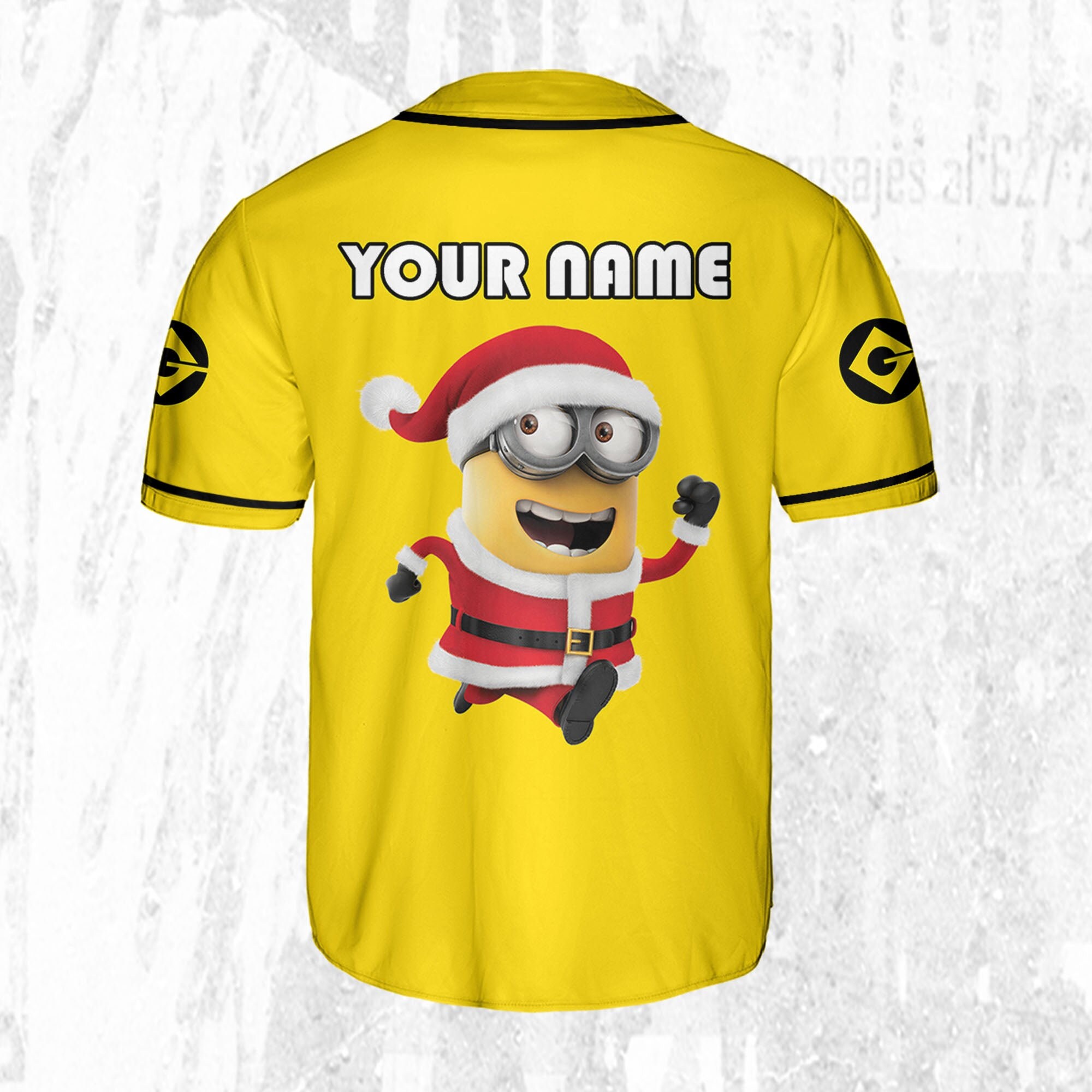Personalized Minions Vintage Minions Christmas Yellow Jersey sold by ...