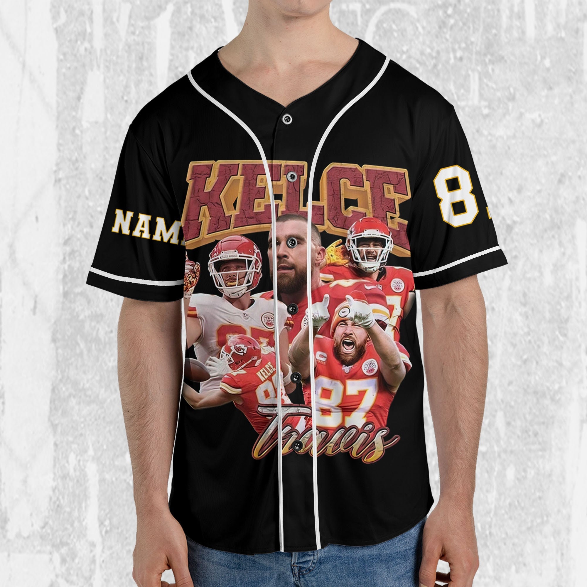 Personalize Travis Kelce The Eras Tour Jersey,Travis Kelce 87 Jersey ...