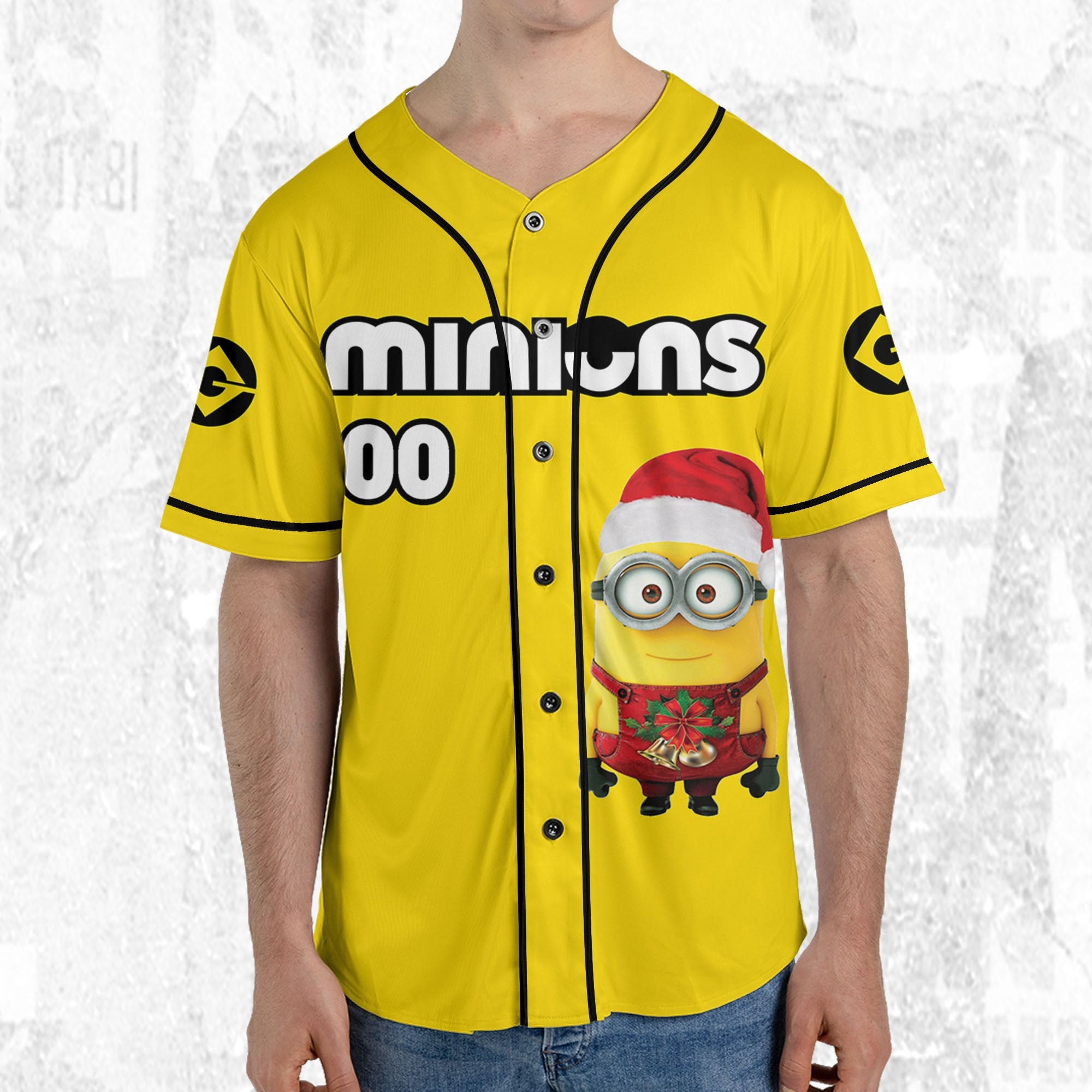 Personalized Minions Vintage Minions Christmas Yellow Jersey sold by ...
