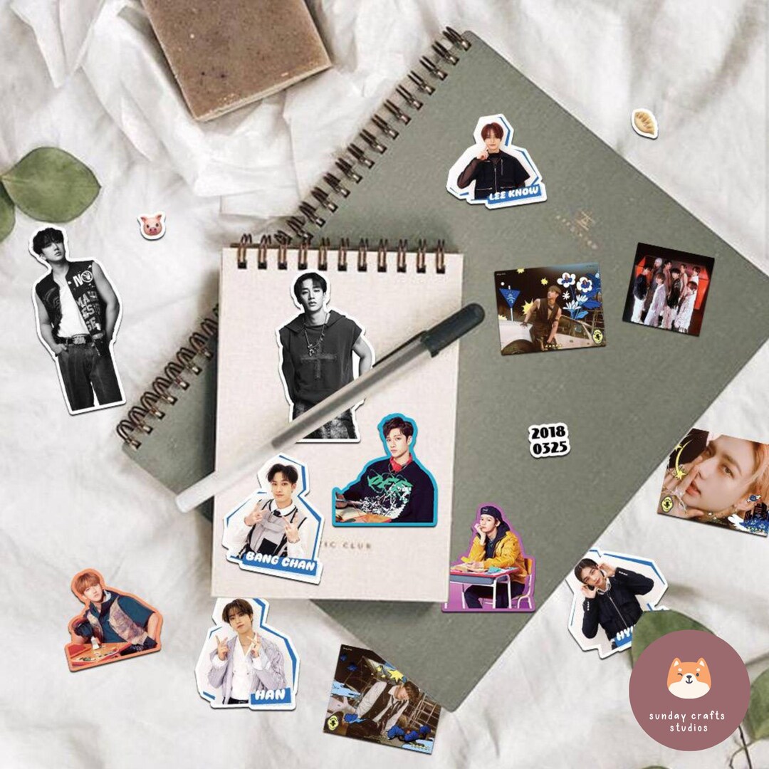 8 Sheets KPOP Stray Kids Sticker Sheets - Etsy