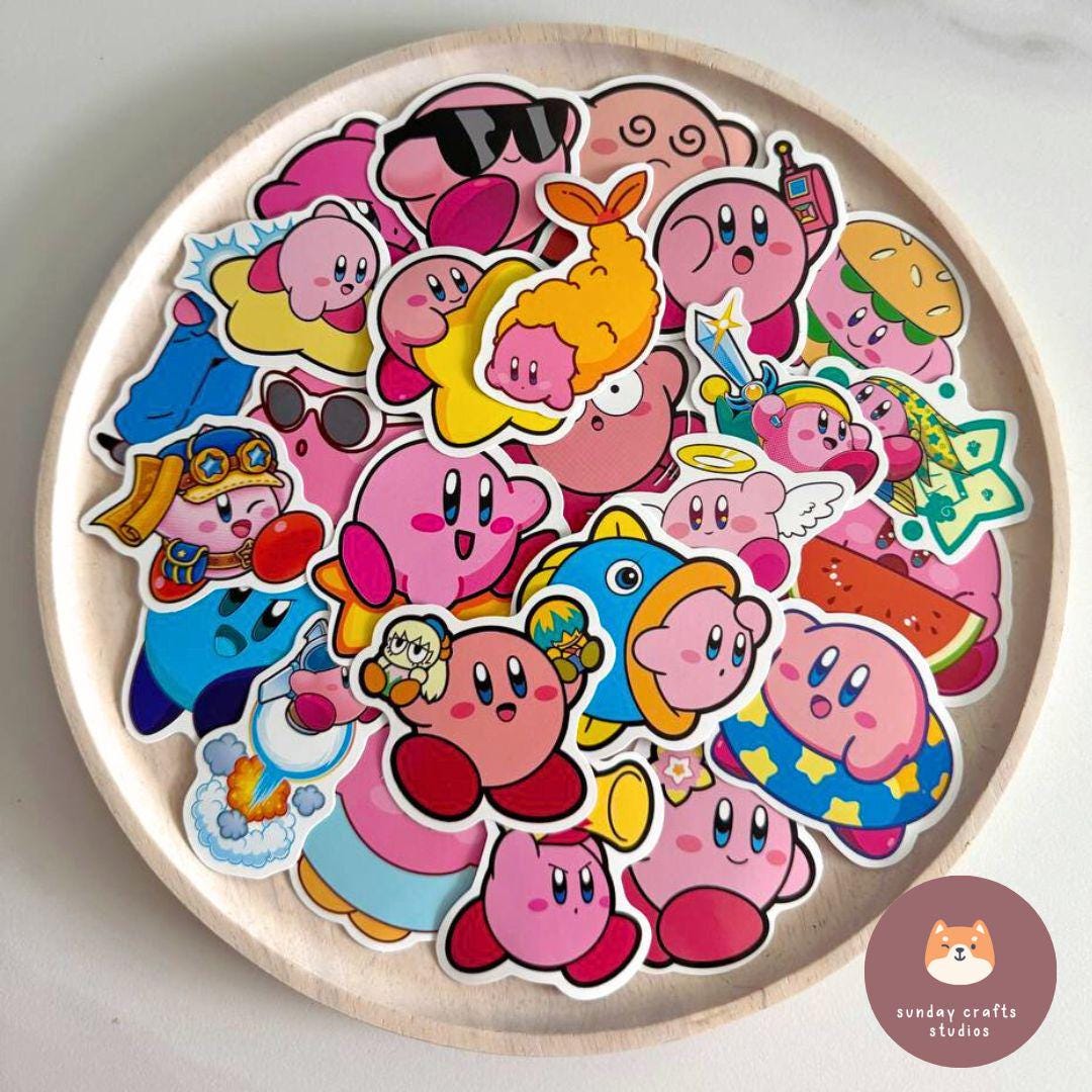 50pcs Kirby Sticker Pack - Etsy UK