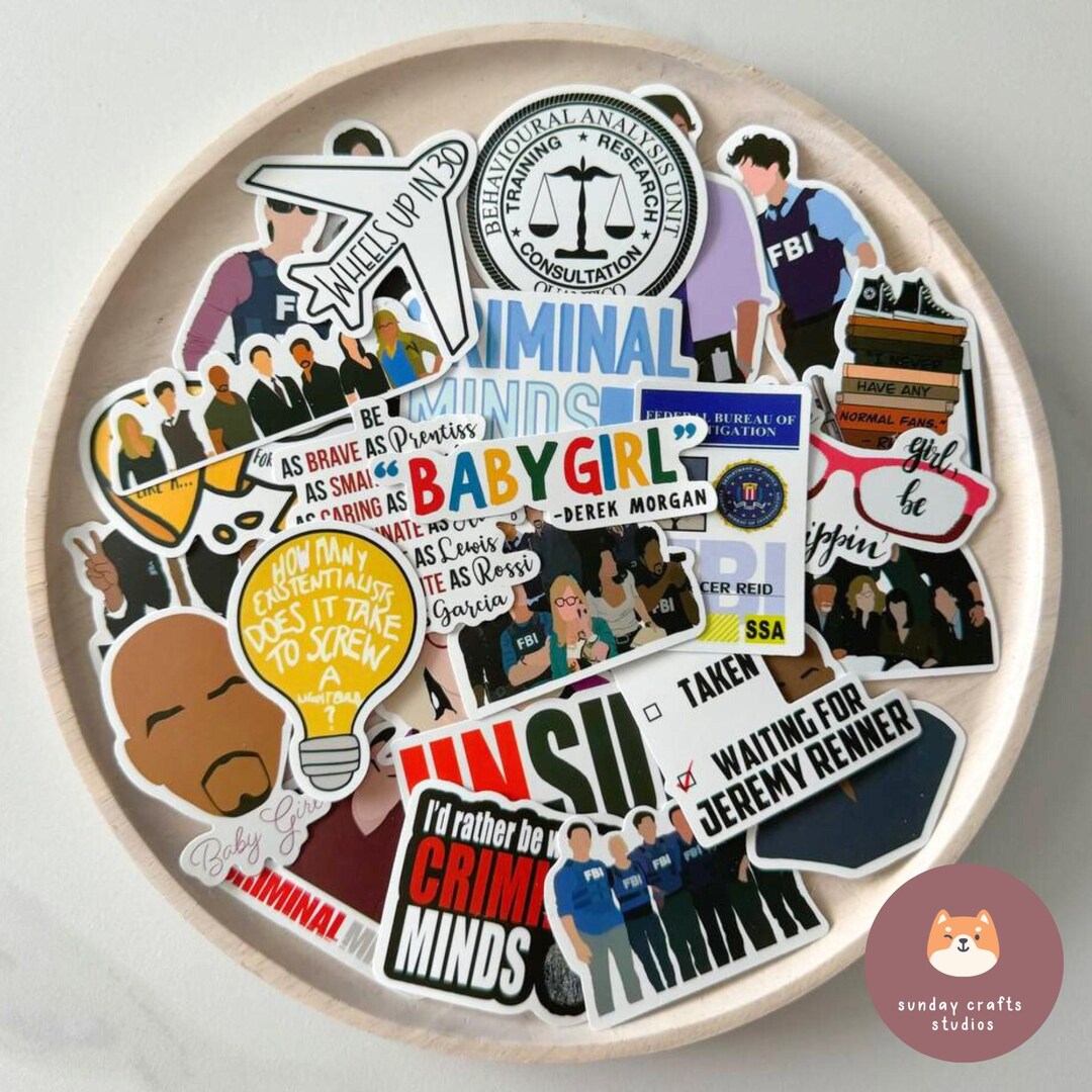 50pcs Criminal Minds Sticker Pack - Etsy