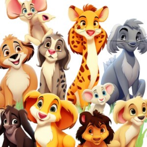 Animals Wild Clipart, Jungle Animal Clipart, Safari Animals, Vector ...