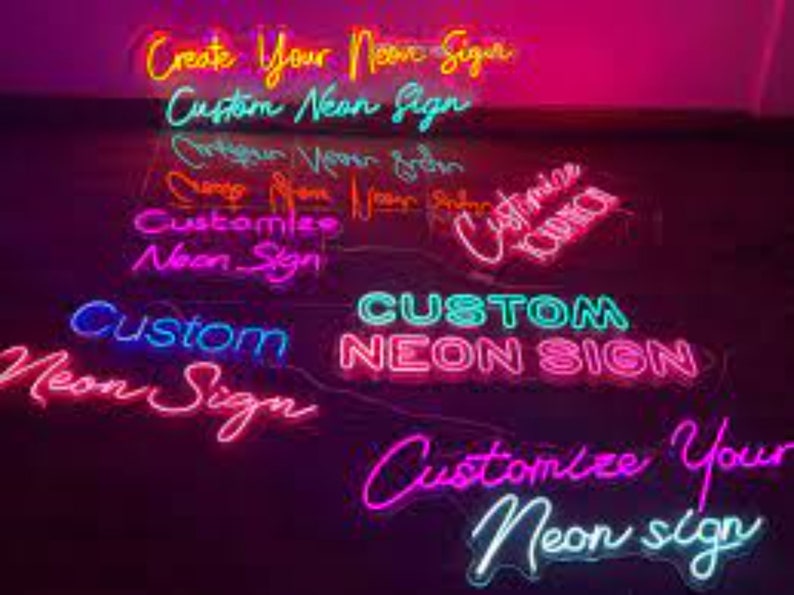 Custom Neon Sign | Neon Sign Light | Neon Sign Bedroom | Neon Sign| Led ...