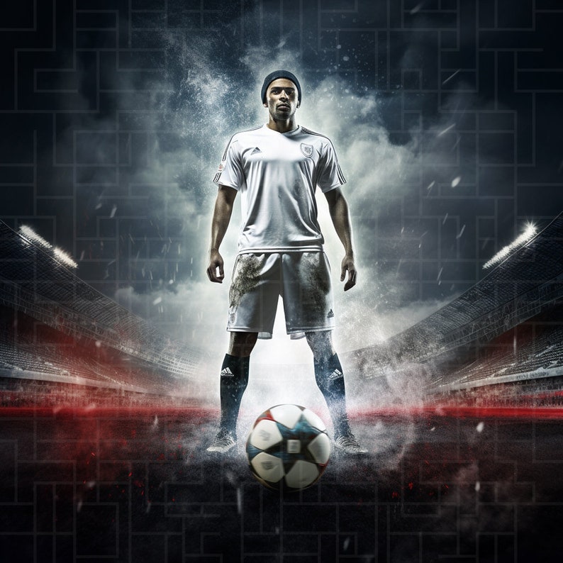 Soccer Ball Football Posters Sports Print JPG Backdrop, Football ...