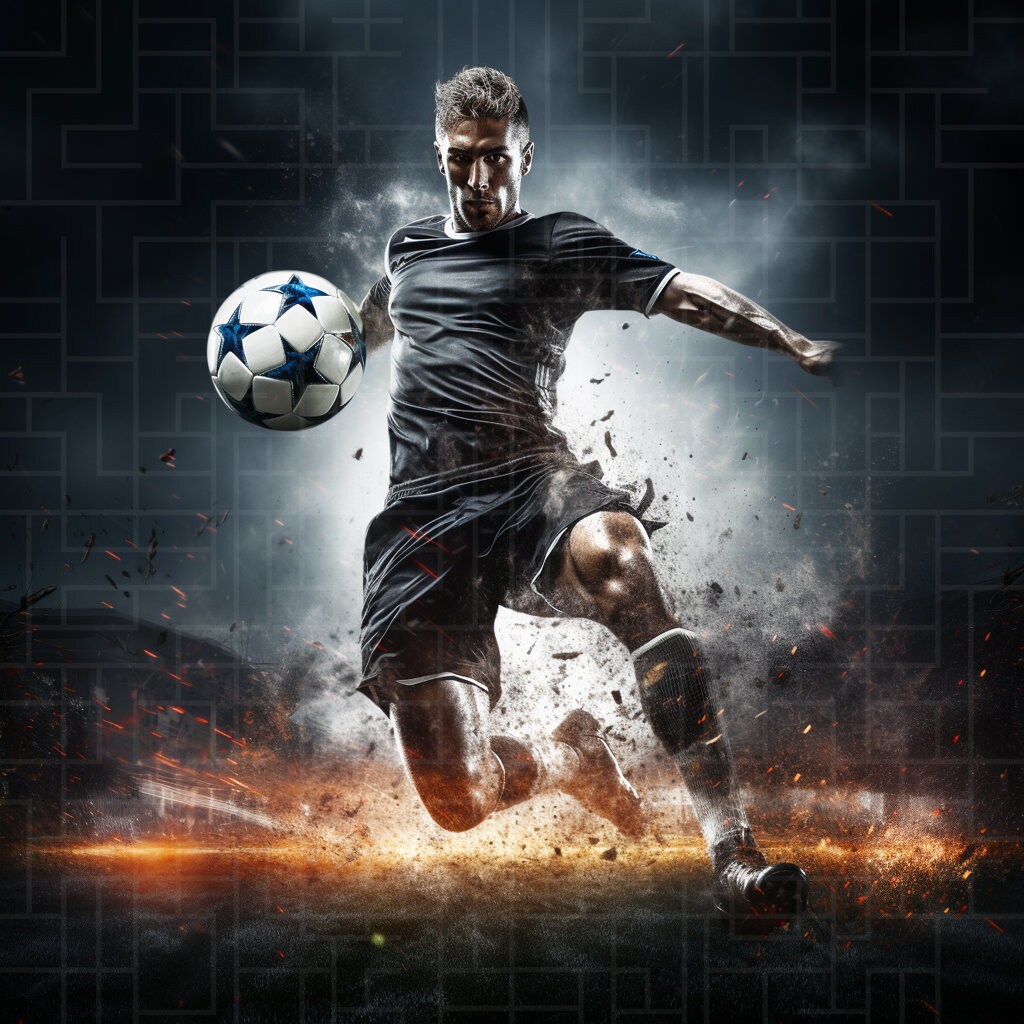 Soccer Ball Sports Posters Football Prints JPG Backdrop, Football ...