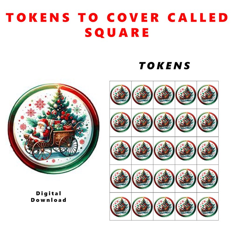 100 Christmas Bingo Game, Christmas Bingo Cards, Christmas Bingo Boards ...