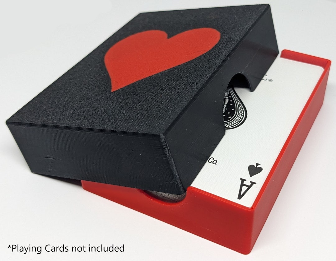 Single Deck Playing Card Case | Suits - Etsy