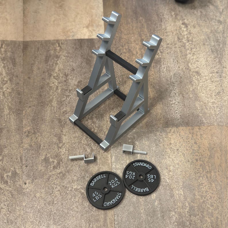 Weight Bench Business Card Holder Fitness-inspired Desk Organizer Gym ...