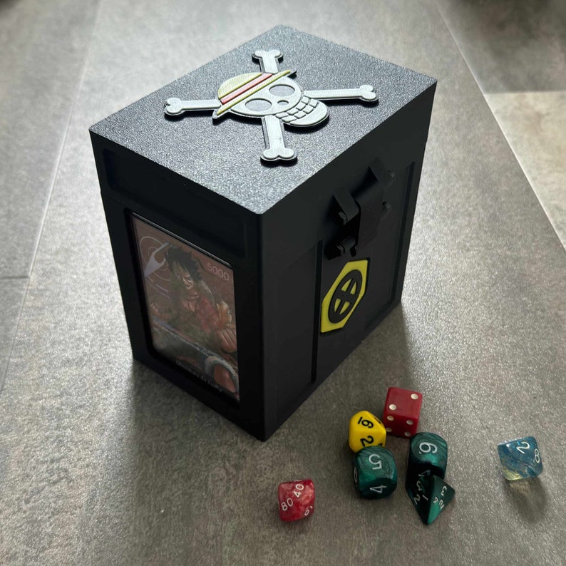 One Piece Themed Trading Card Game Deck Holder Box TCG Katakuri Edition ...