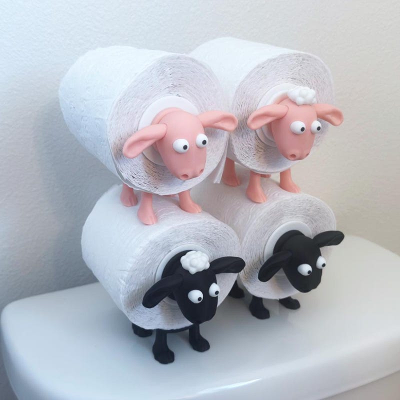Sheep Toilet Paper Holder - Etsy